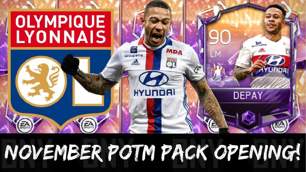 NEW NOVEMBER POTM MASTER DEPAY! FIFA MOBILE 18 POTM PACK OPENING! - YouTube