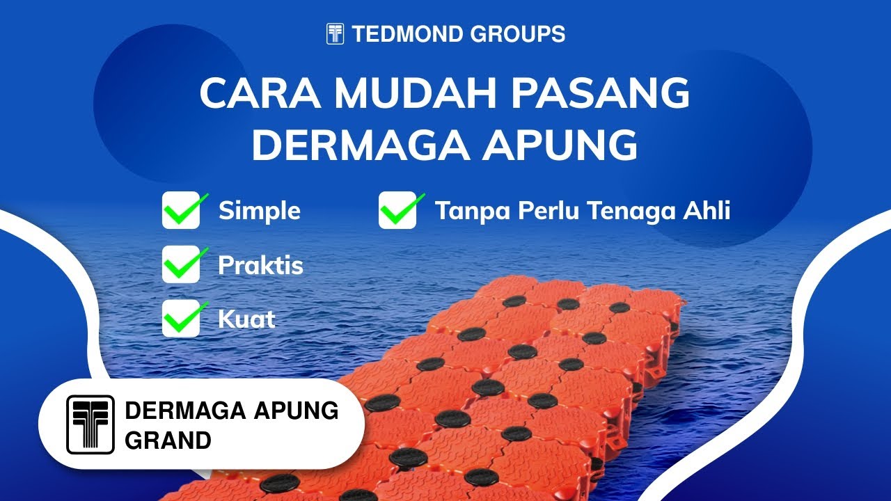 Cara Memasang Dermaga Apung dengan Mudah - YouTube