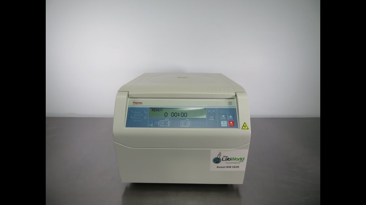 Thermo Scientific Sorvall ST 8 Small Benchtop Centrifuge - YouTube