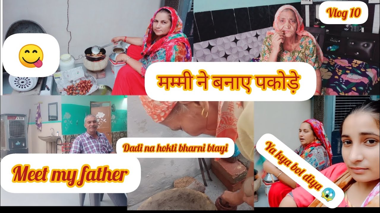 aaj-humne-bnaya-pakoda-dadi-na-hokti-bharni-sikhayi-vlog-10