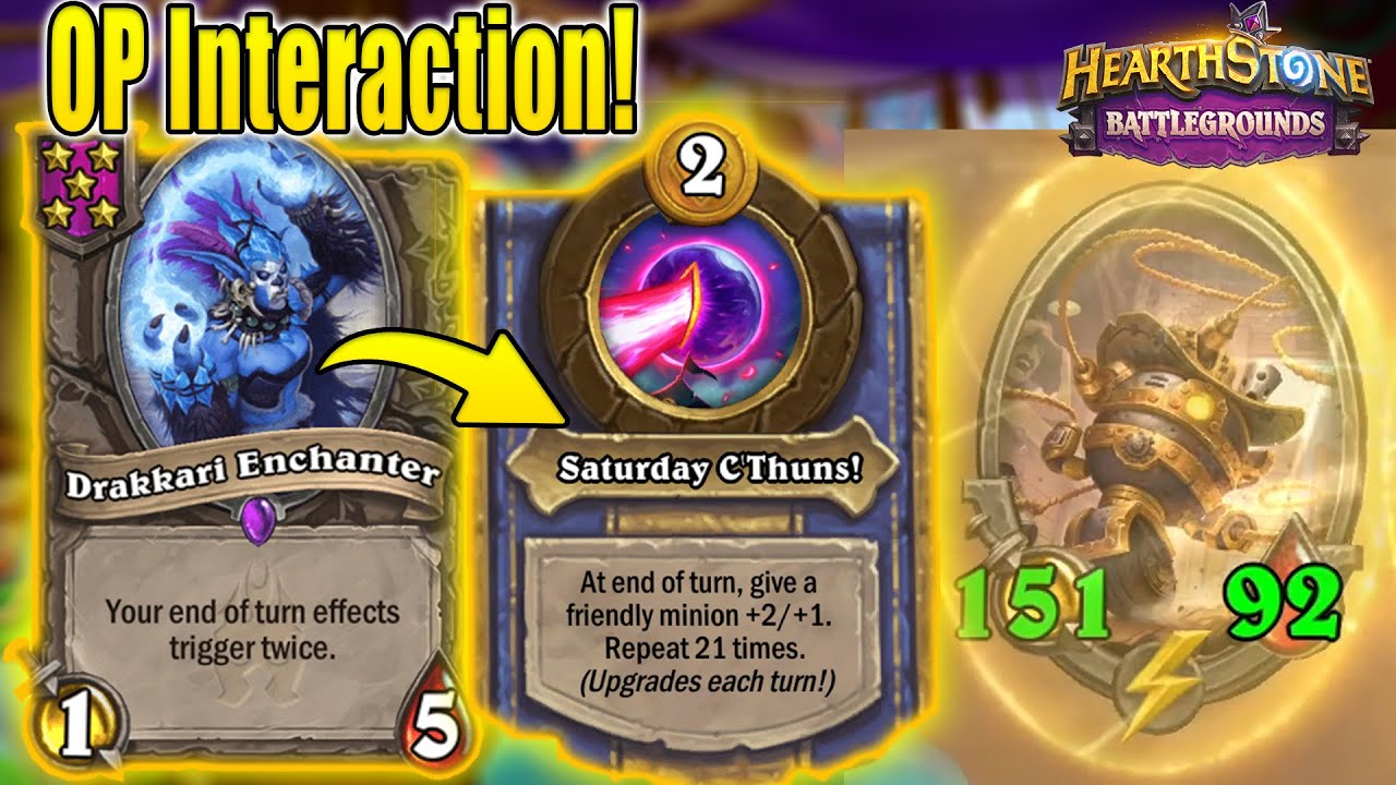 Crazy Double End Turn Interaction With Huge Buffs To C'Thun! | Christian Hearthstone ...