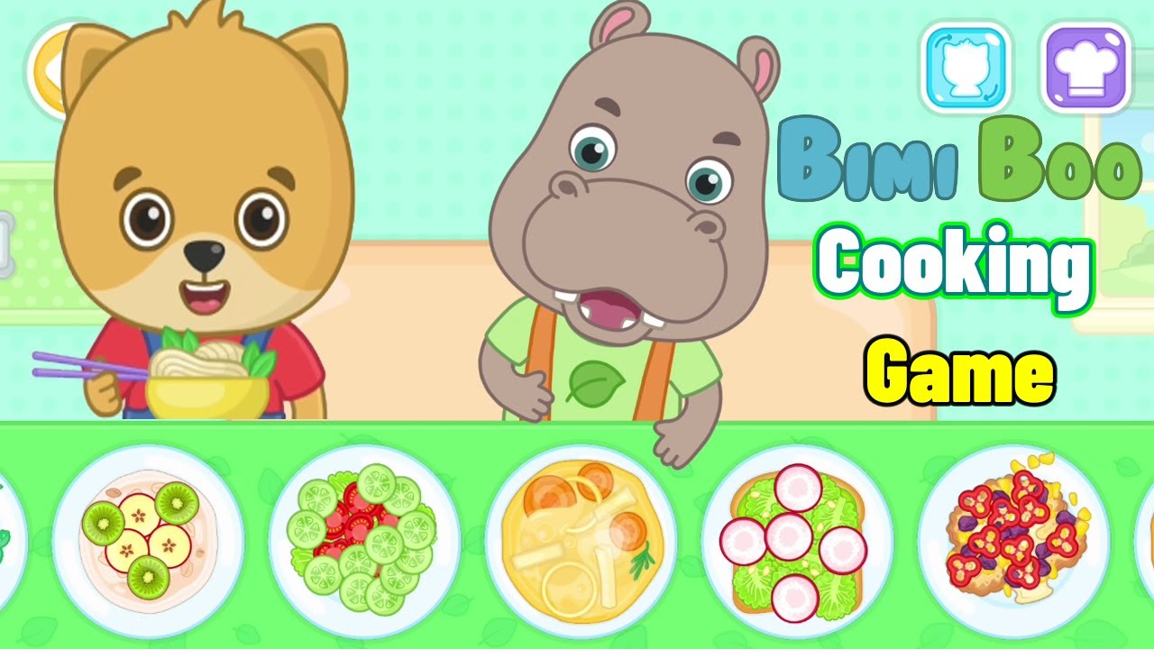 Bimiboo Healthy Food Cooking - Kids Kitchen Games - YouTube