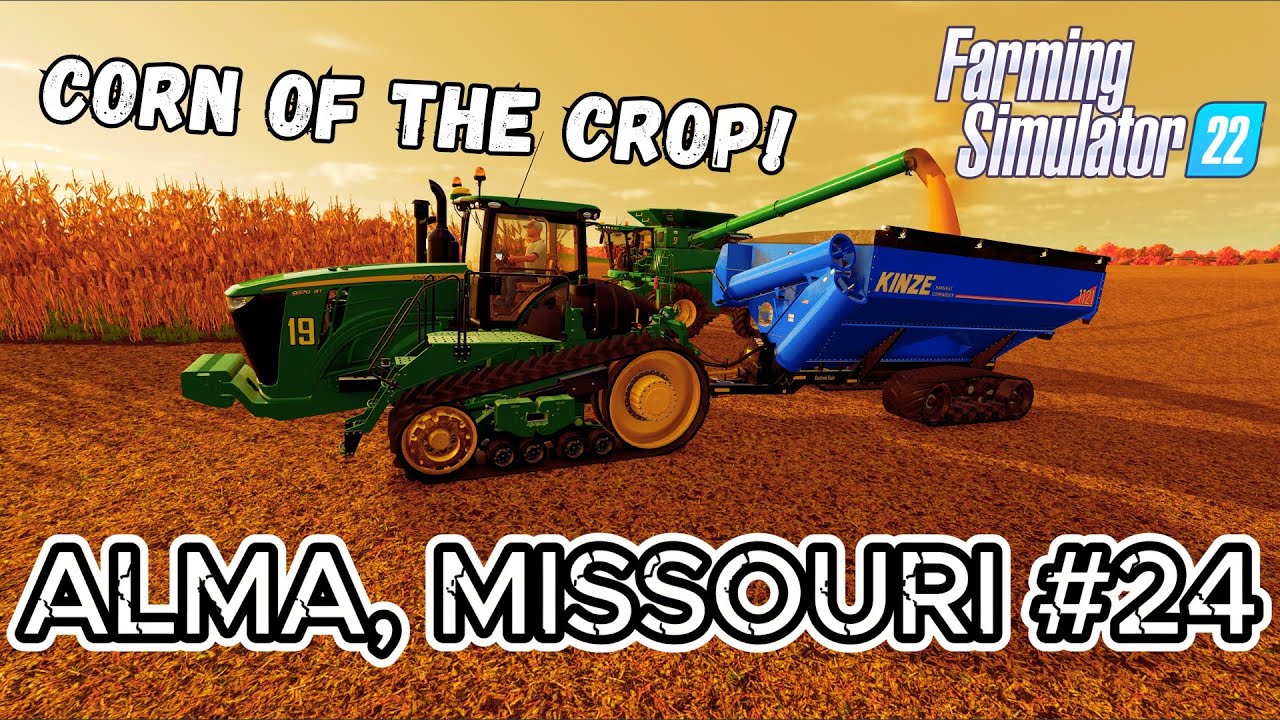 Alma Missouri FS22 - Wrapping up a lucrative CORN Harvest - 4K ...