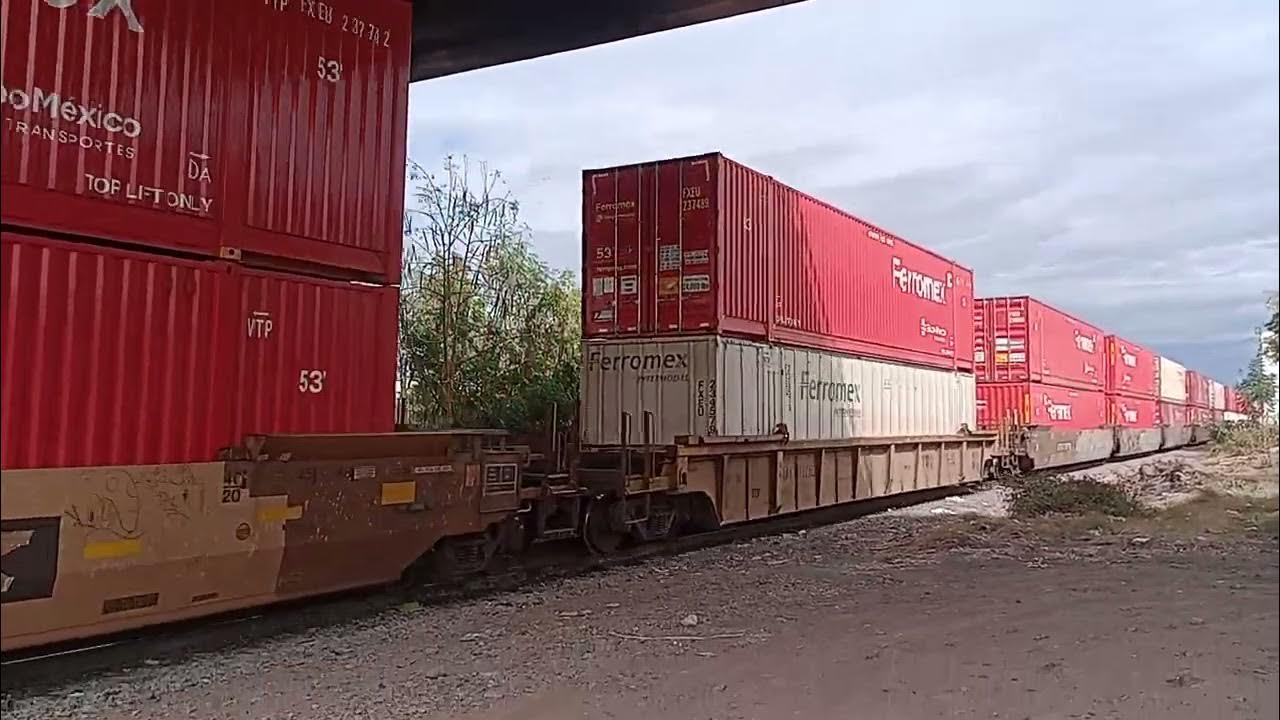 Intermodal Mexicali México FXE 4649 Rumbo sur - YouTube