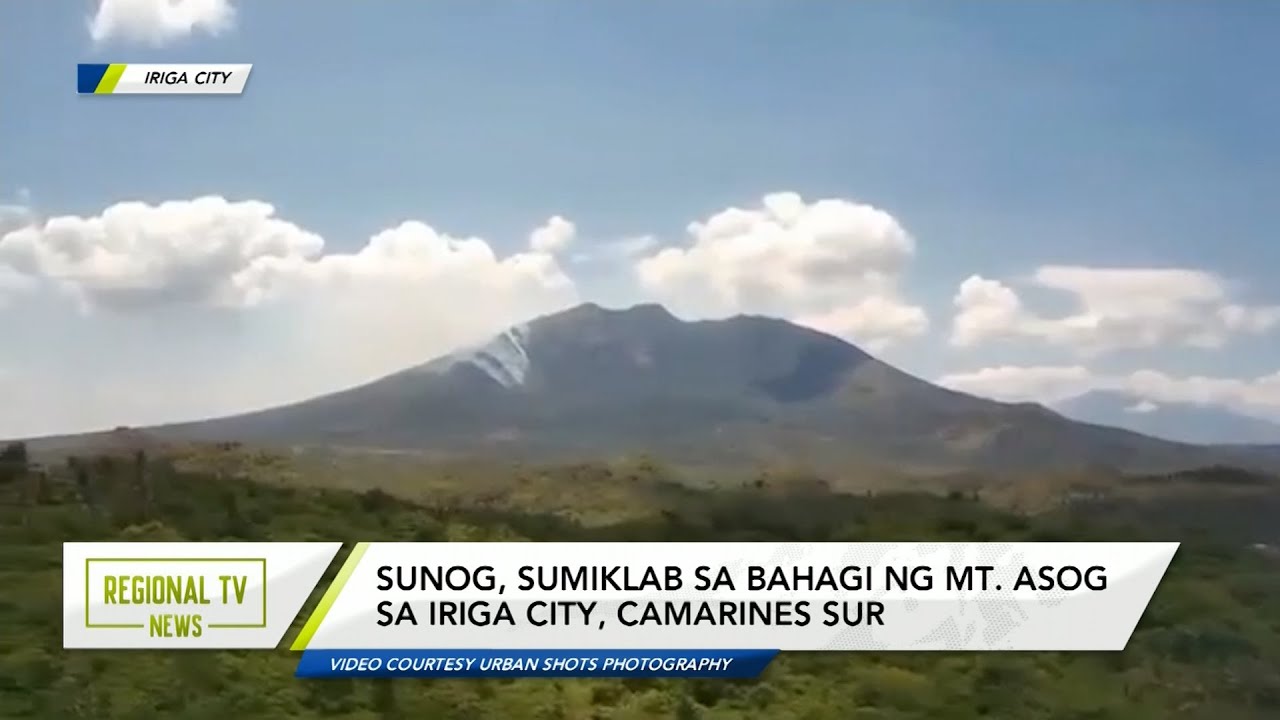Regional TV News: Sunog, sumiklab sa bahagi ng Mt. Asog sa Iriga City, Camarines Sur - YouTube