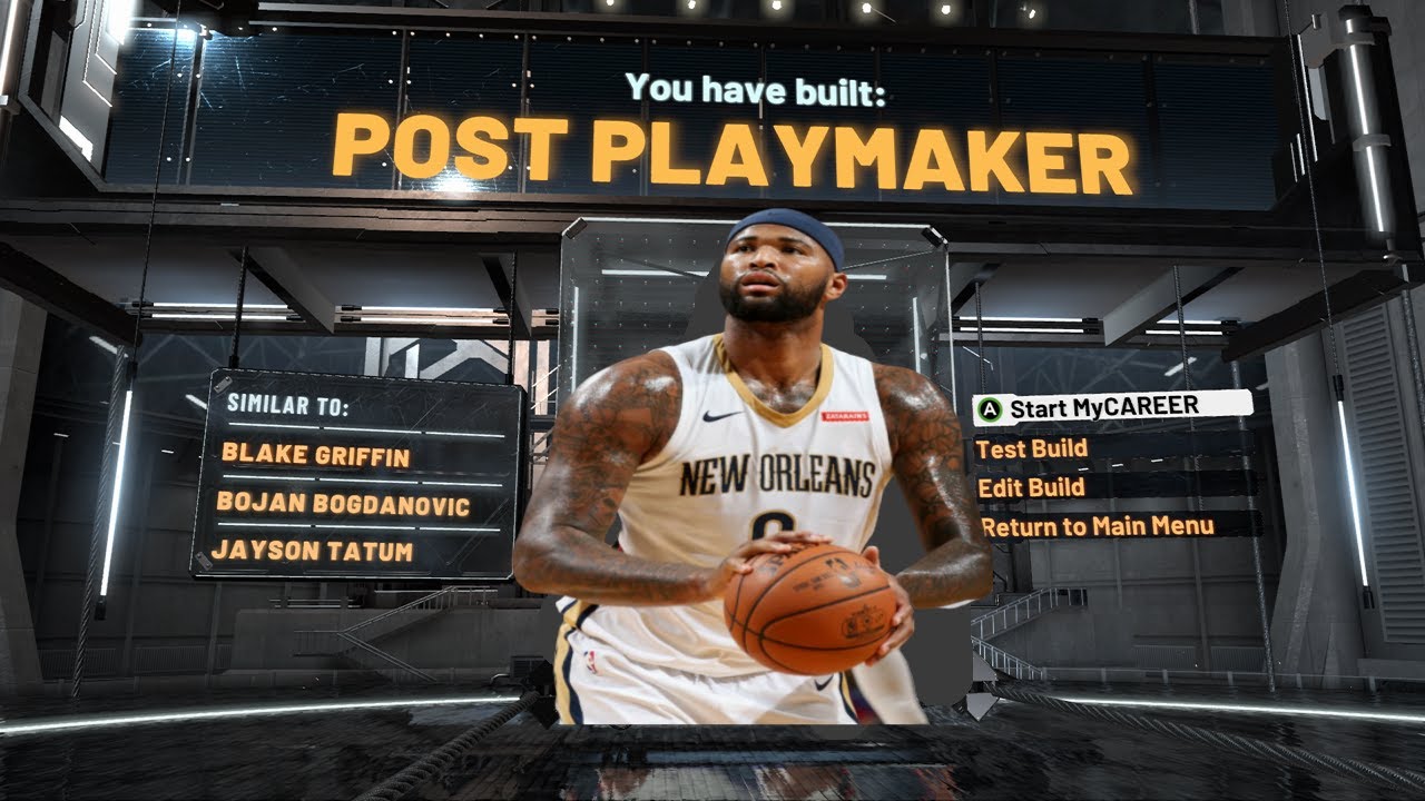 Best Post Playmaker Build on NBA 2K20! 59 Badge Upgrades! Most ...