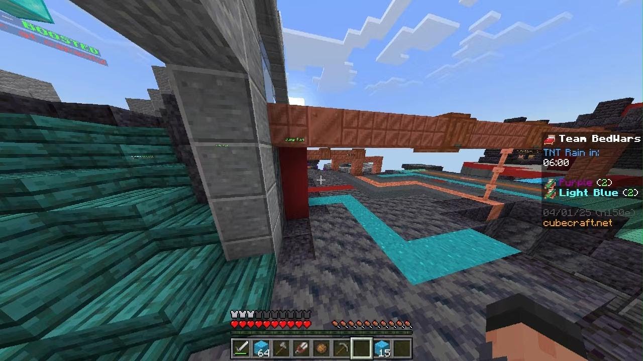 MINECRAFT BEDROCK EDITION BED WARSGAMEPLAY PS5 amssando - YouTube