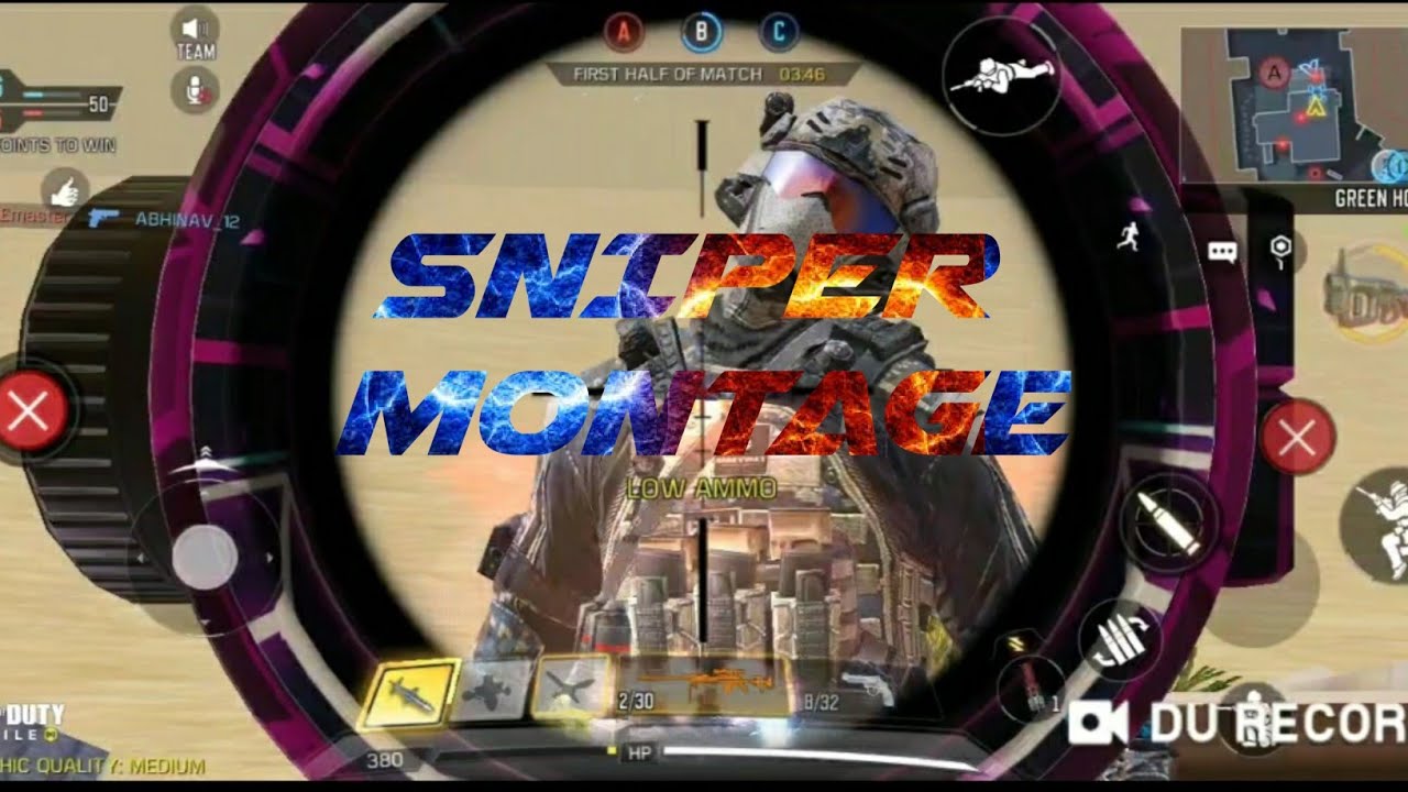 SNIPER MONTAGE| DLQ33| CALL OF DUTY MOBILE| CODM - YouTube