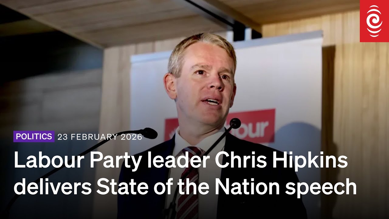 Labour Party leader Chris Hipkins delivers State of the Nation speech ...