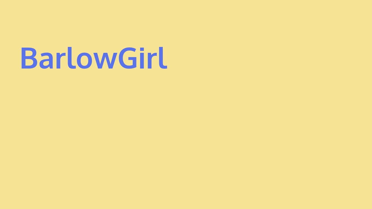 Learn about barlowgirl | what is alyssa in spanish - YouTube