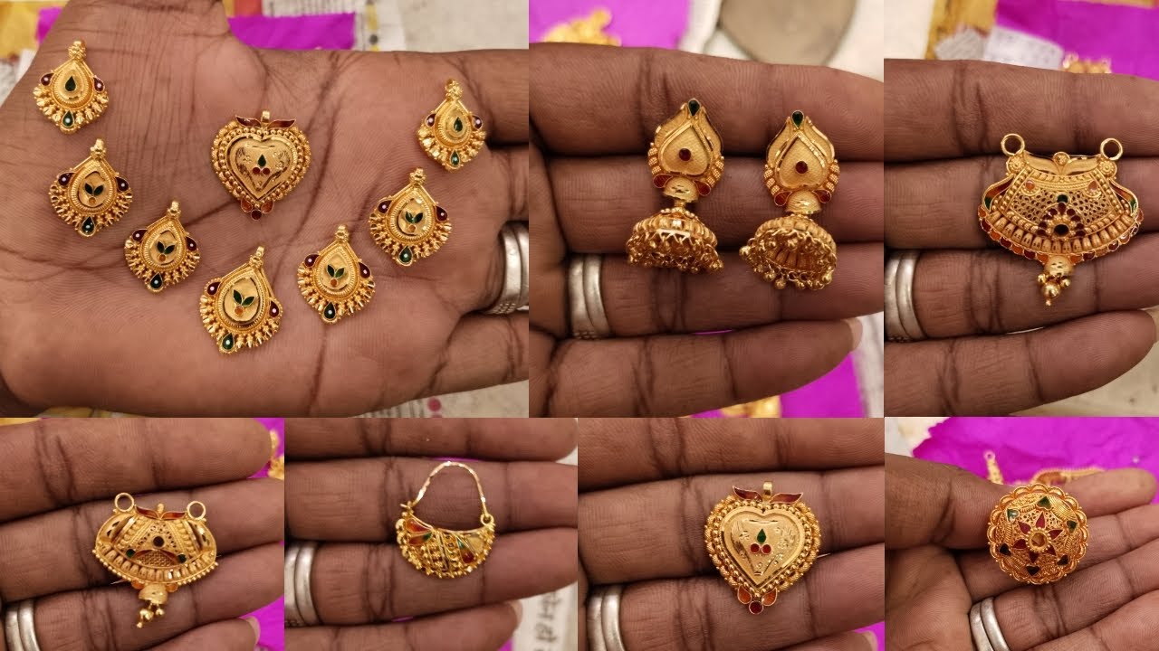 latest gold mangalsutra design| gold borla design| bridal gold jhumar ...