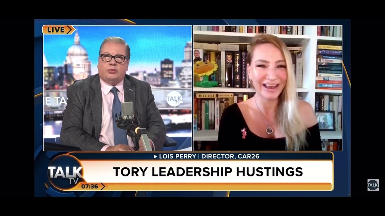 Lois Perry, Director of CAR26 interviewed by Mike Graham on TalkTV on ...