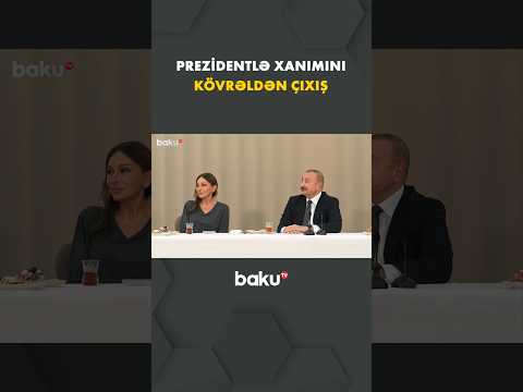 İlham Əliyev və Mehriban Əliyevanı kövrəldən çıxış - Baku TV