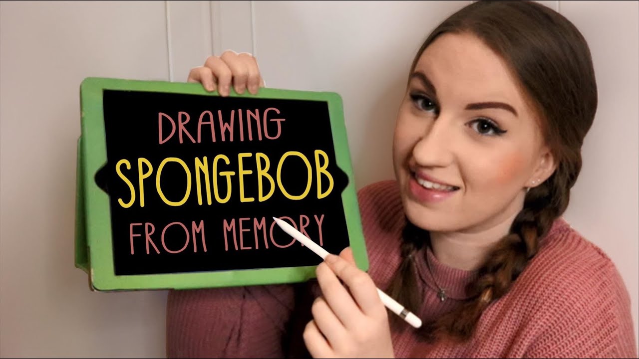 Drawing Spongebob Characters from Memory - YouTube