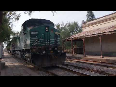 Trenes de Ferrosur, FSRR/GE/AC4400CW/ES44AC/4400/4826/4836 al norte, En Teotihuacan Estado de ...