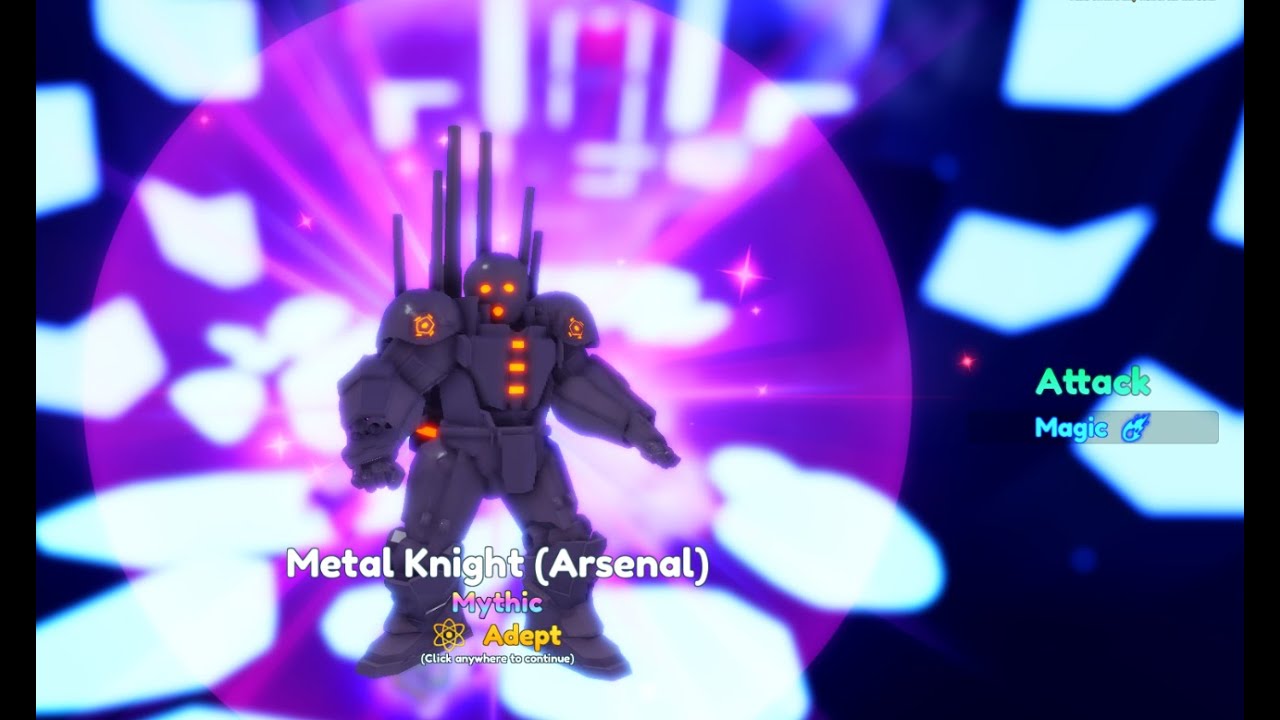 Anime Adventures Metal Knight Evo And Max Level Showcase! - YouTube