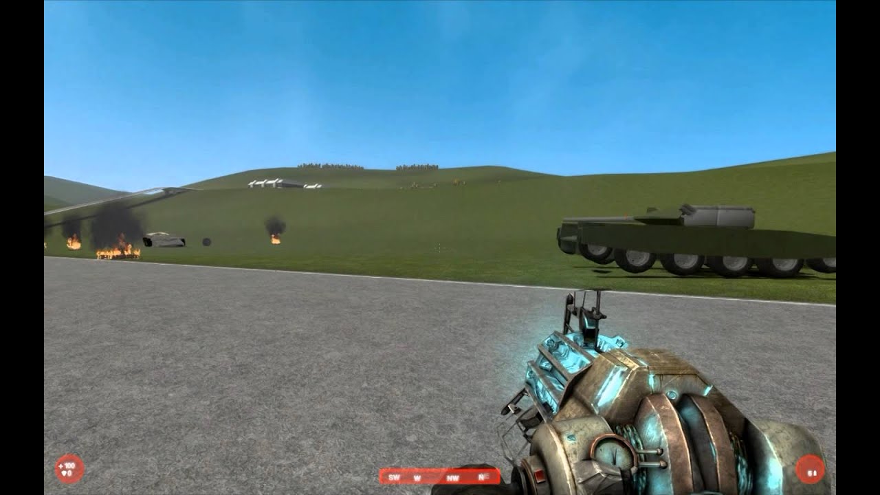 Tank vs tank Gmod ACF - YouTube