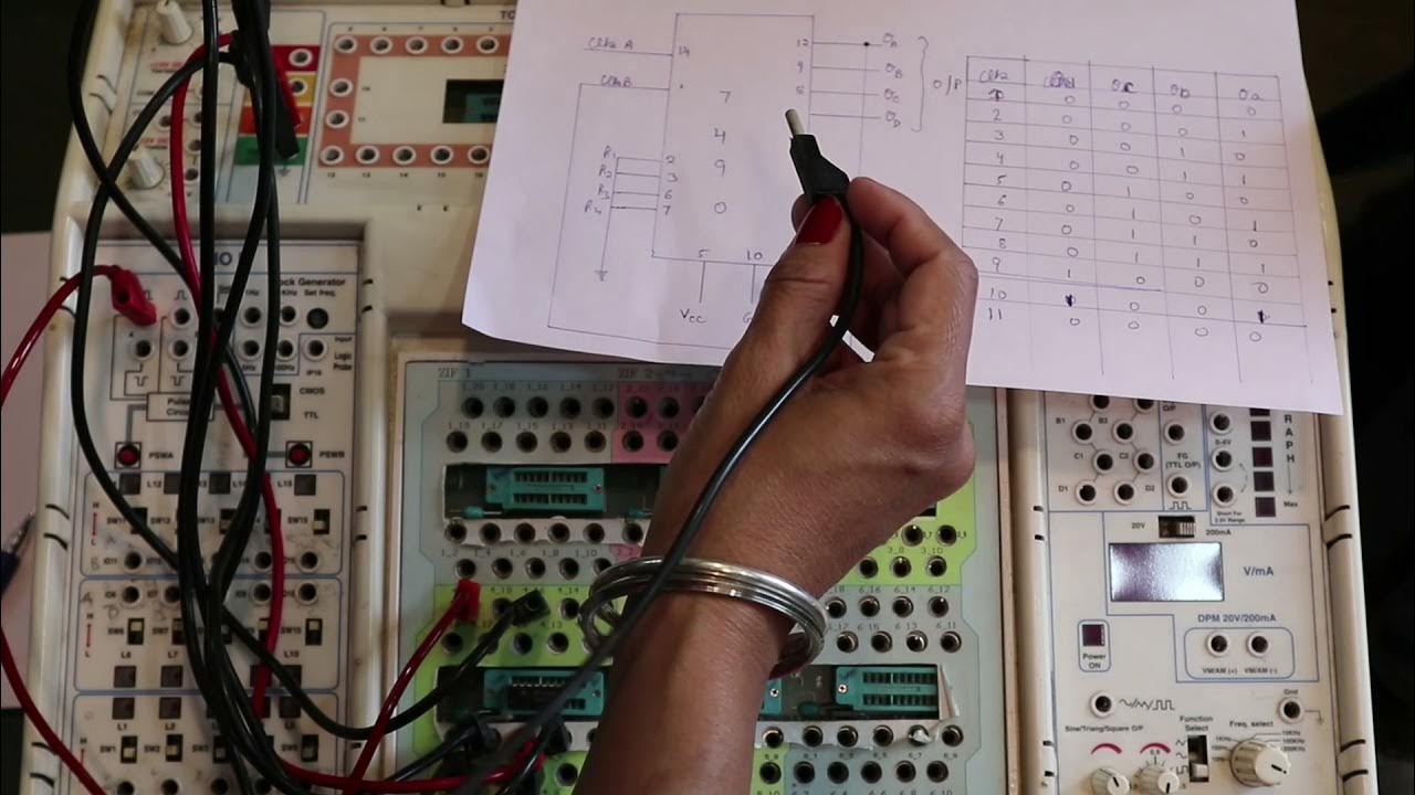 MOD 10 Asynchronous Counter Using IC 7490 - YouTube