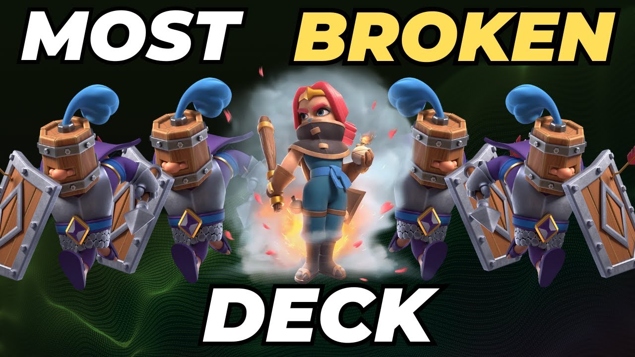 Most BROKEN Boss Bandit Deck in Clash Royale!?!? - YouTube