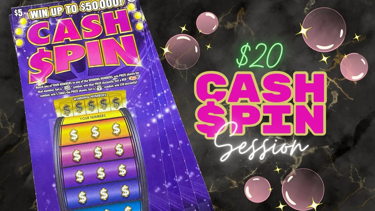 $5 CASH SPIN x4 | WA Lottery Scratch-Off Tickets #Lottery #ScratchOffs ...