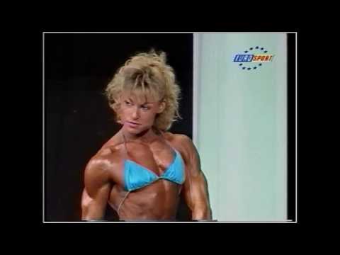 Frederique Auchart beautiful French Muscle Girl 1993 contest