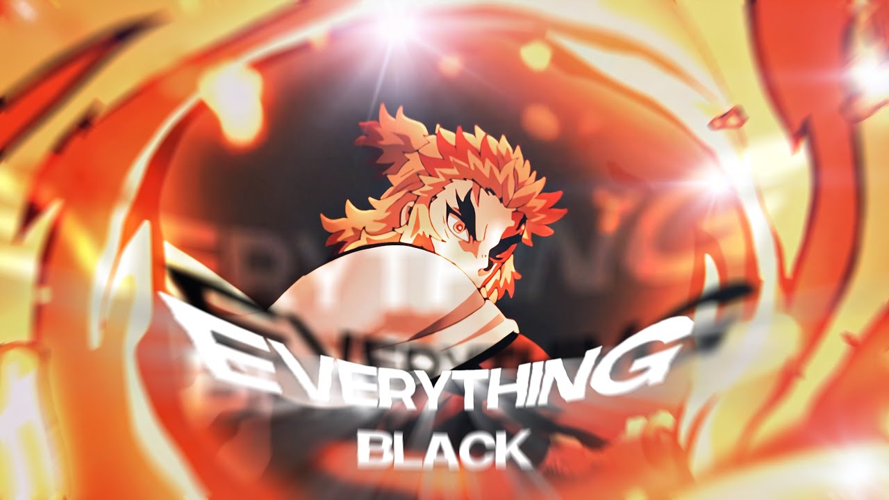 Everything Black🌙🖤// Demon Slayer「AMV/Edit」4K #marsoc1 - YouTube