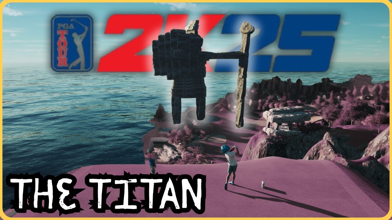 NEW Fantasy Course! - The Titan In PGA Tour 2k25 - YouTube