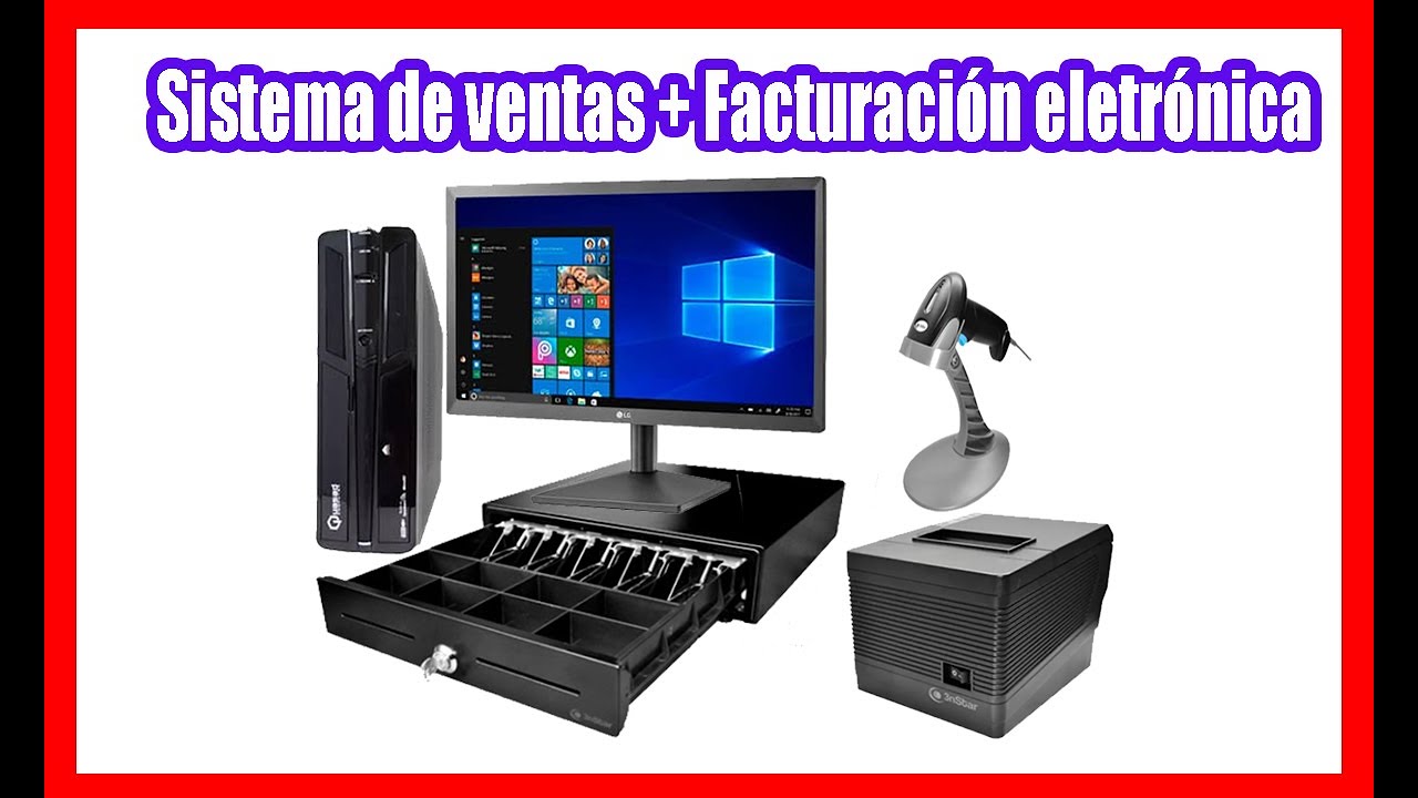 PROBANDO EL SISTEMA CON LA COMPUTADORA, TICKETERA, GAVETA DE DINERO Y ...