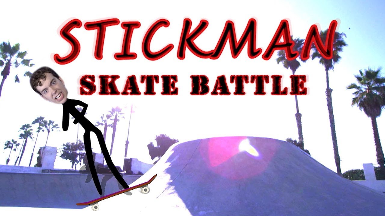 Stickman Skatebattle | Parker Plays | Disney XD - YouTube