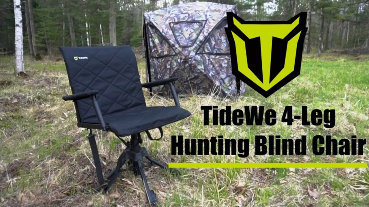 TIDEWE Hunting Chair with Seat Cover - YouTube