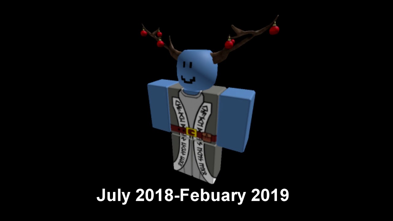 The Evolution of my Roblox Avatar - YouTube