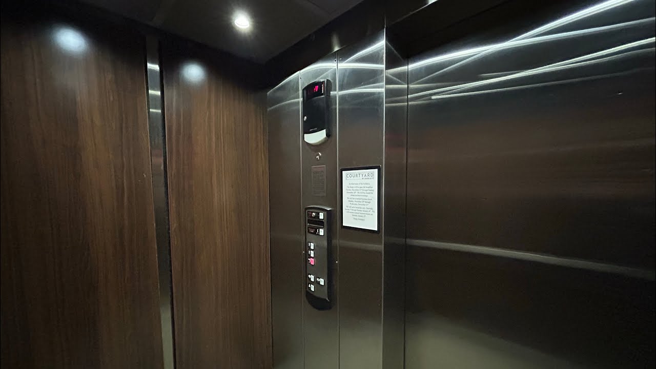Schindler HT 321A Hydraulic Elevator at Courtyard by Marriott ...