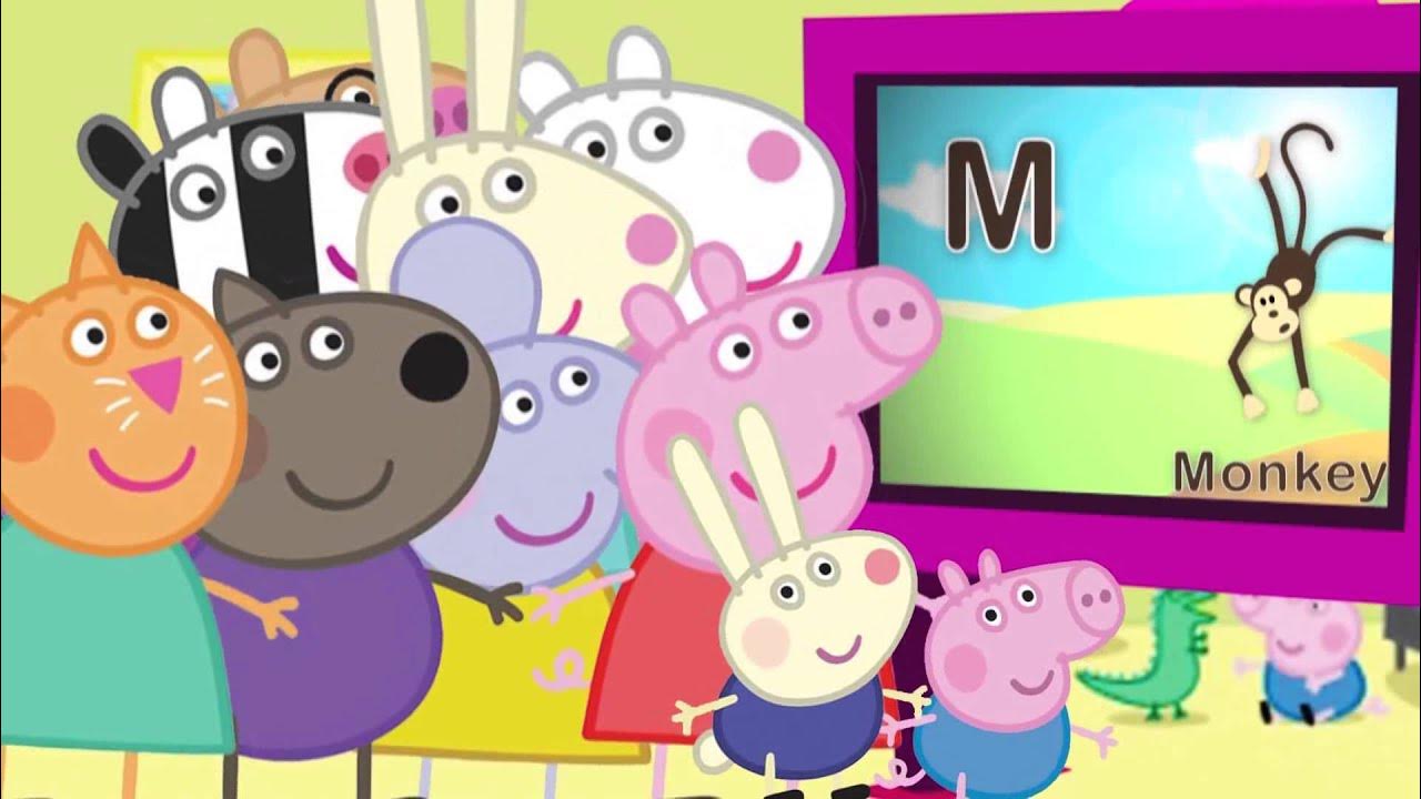 Peppa Pig learns alphabet Phonics Song ABC | song peppa pig - YouTube