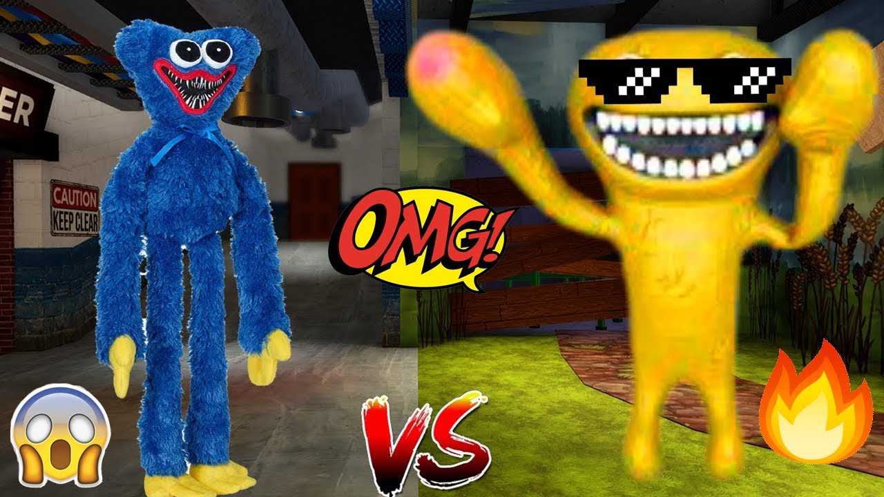 Huggy Wuggy Vs Golden - Garten of Banban - Friday Night Funkin - YouTube