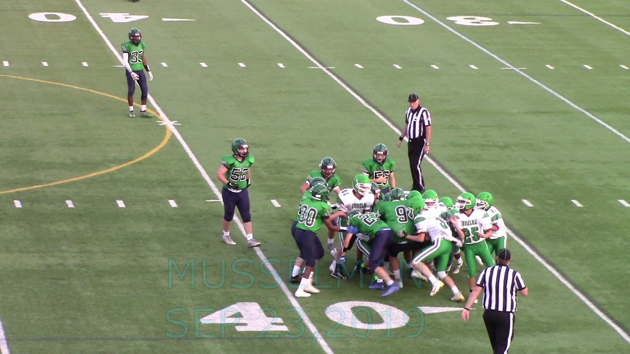 Chris McCullers #9 Woodgrove High School Freshman Football 2019 ...