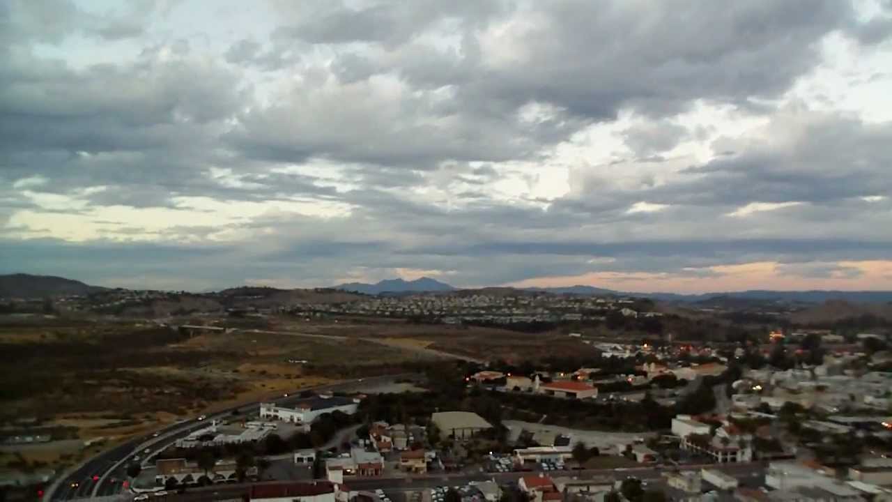 RC Flight San Clemente Storm Clouds - YouTube