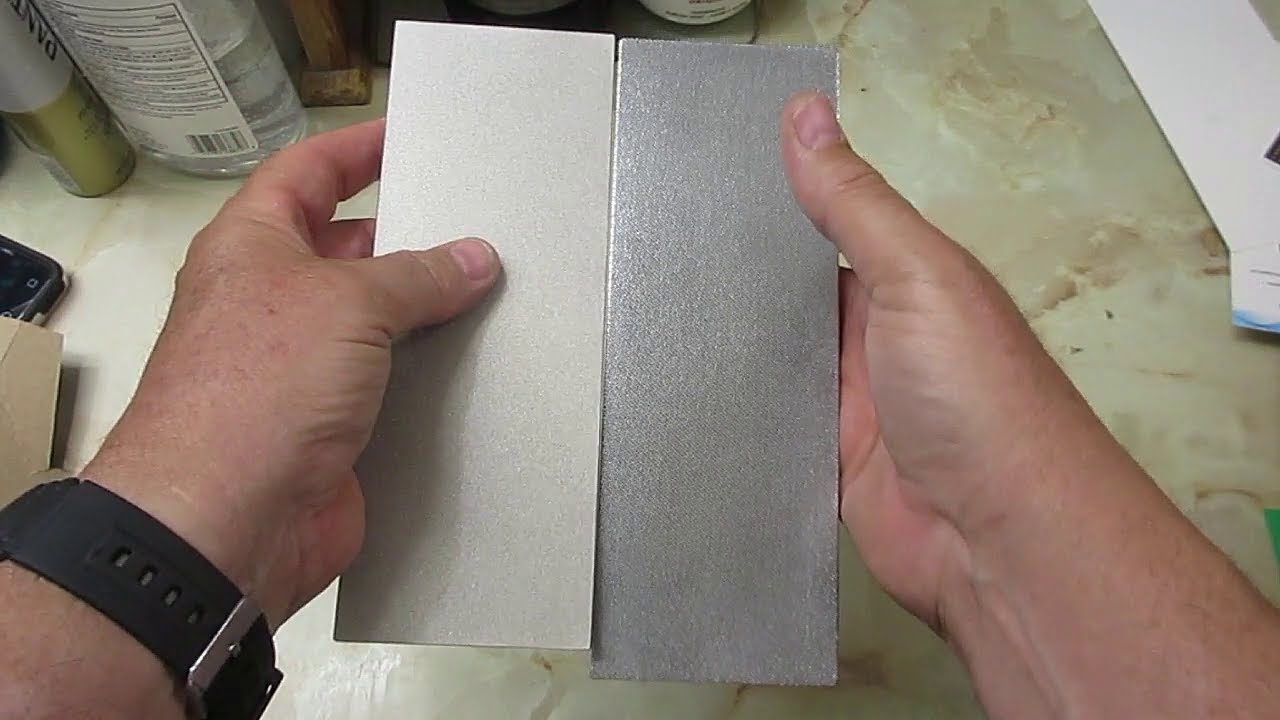 Ultra Sharp 300 grit Diamond Plate - YouTube