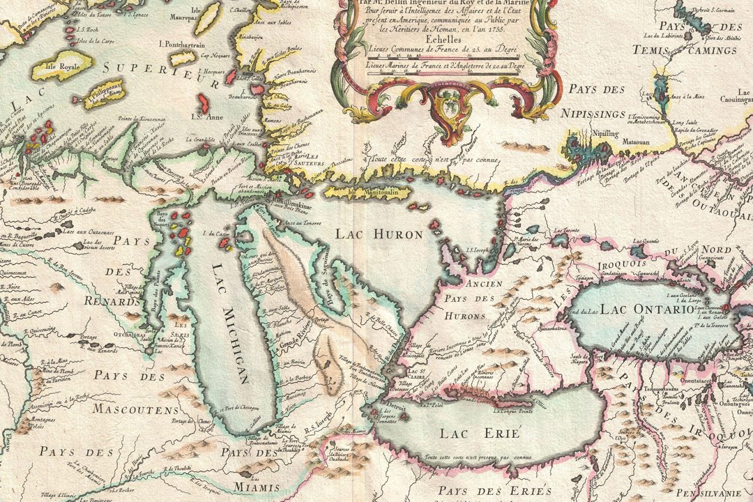 Great Lakes History and Cartography (1755) - YouTube