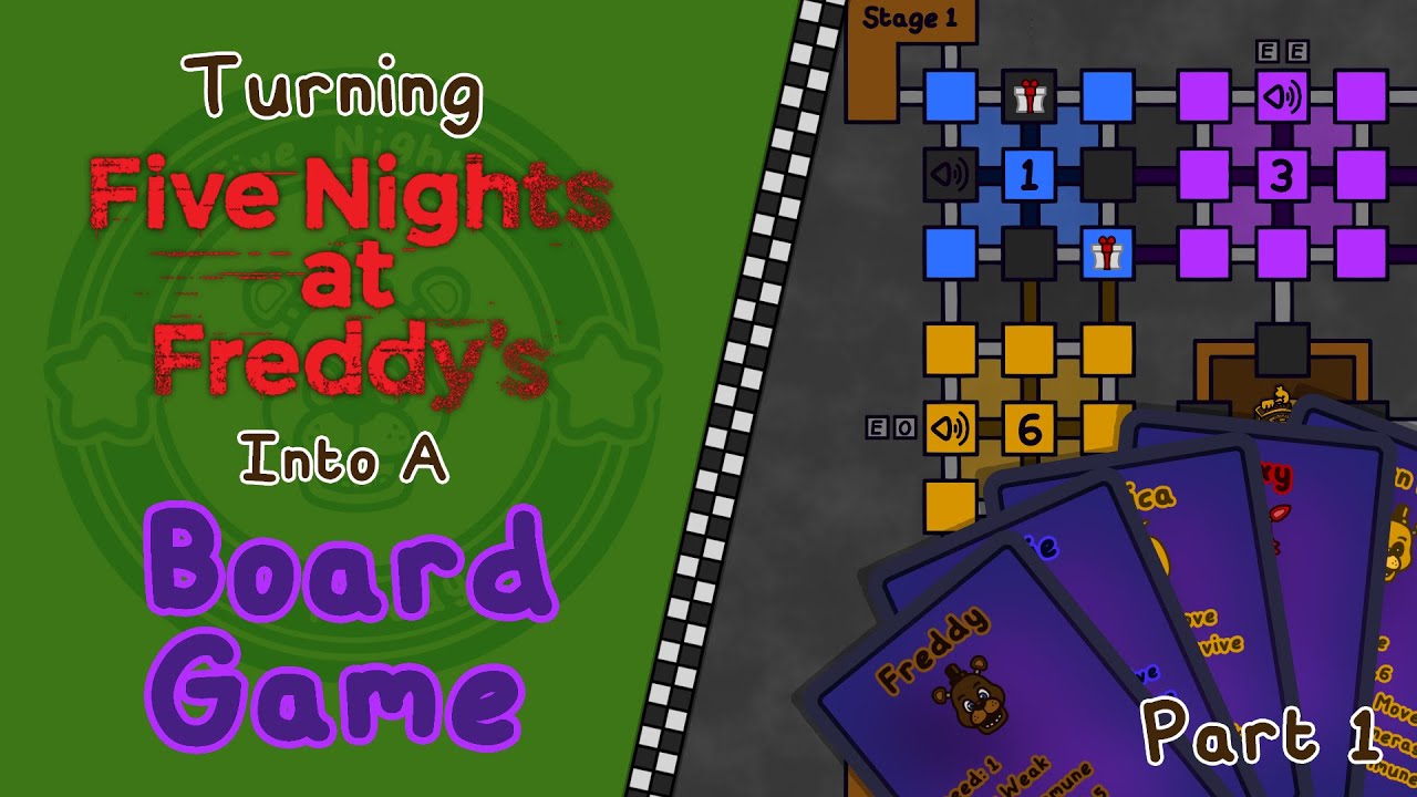 Turning FNAF into a BOARD GAME?! Part 1 - YouTube