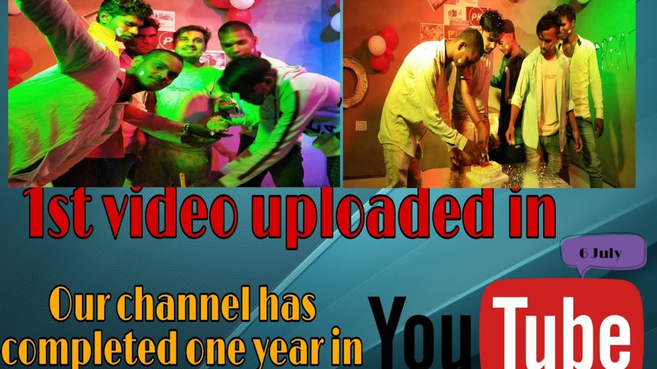 #Our_Channel_Has_Completed_One_Year_In_You_Tube // Party so happily ...