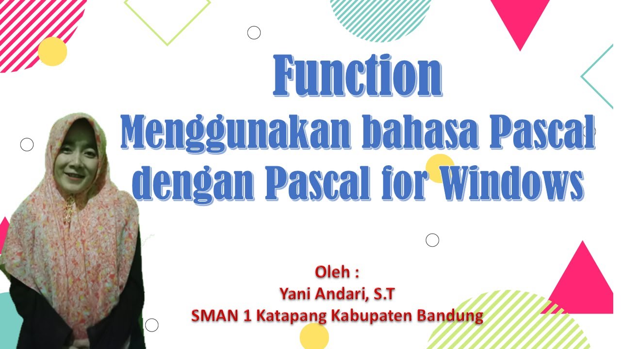 Function Menggunakan bahasa Pascal dengan Pascal For Windows - YouTube