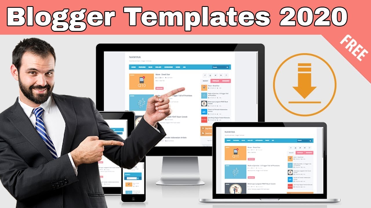 How to Download Best Blogger Templates For Free 2020 | Free blogger ...