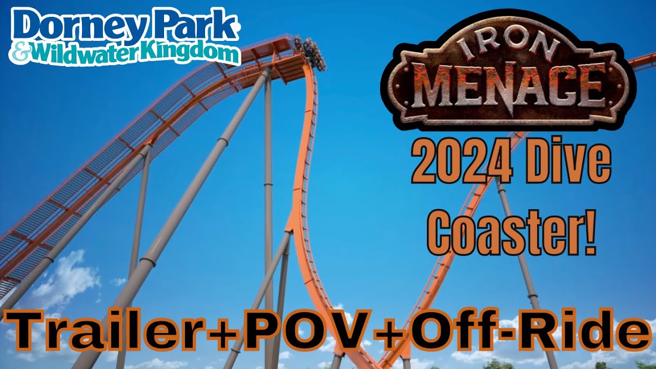 Iron Menace Trailer+POV+Off Ride Video - Dorney Park's Long Awaited New ...