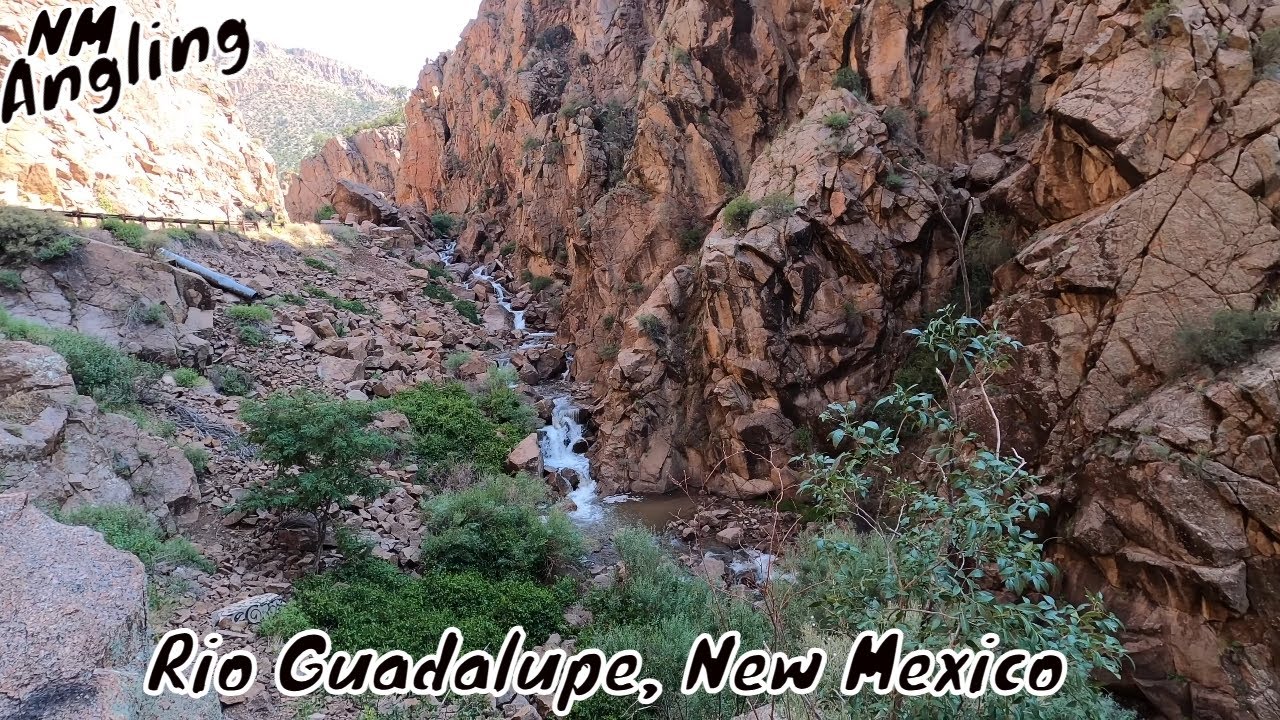 FISHING the RIO GUADALUPE in NEW MEXICO - YouTube
