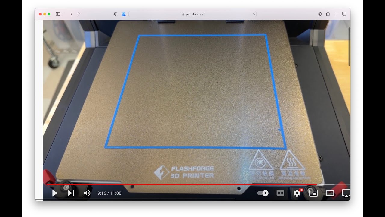 Create a test square to fine tune your bed level - YouTube