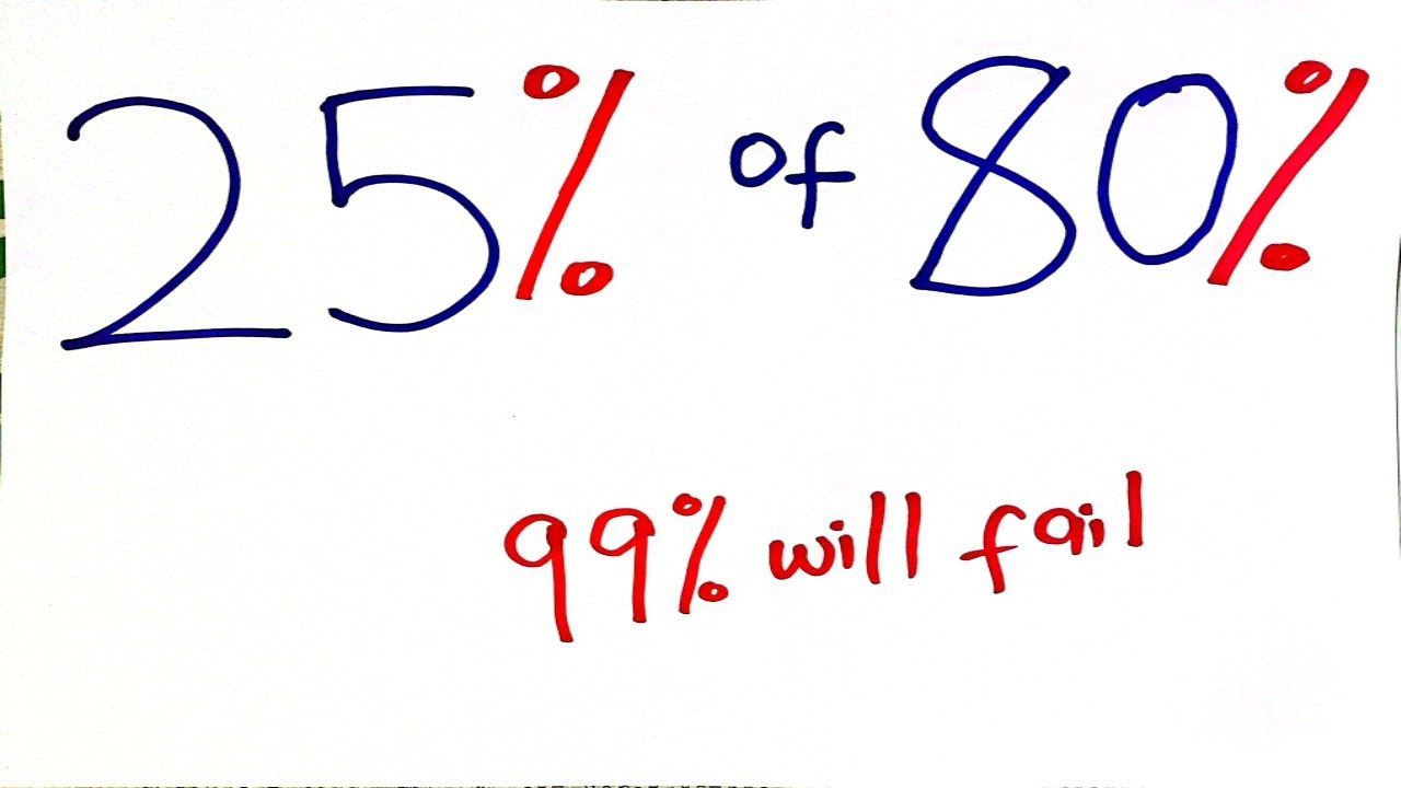 25% OF 80% | 99% WILL FAIL THIS | HOW TO SOLVE IN 3 SEC! | BEST TRICK ...