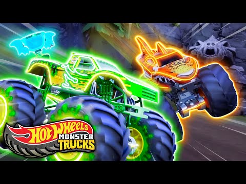 ⛰️ Monster Trucks Abenteuer auf der Mega-Berg! 🛻🔥 | Hot Wheels Monster Trucks