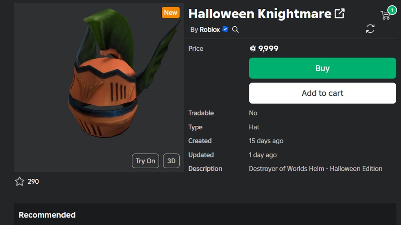 Halloween Knightmare NEW LIMITED BUY NOW - YouTube