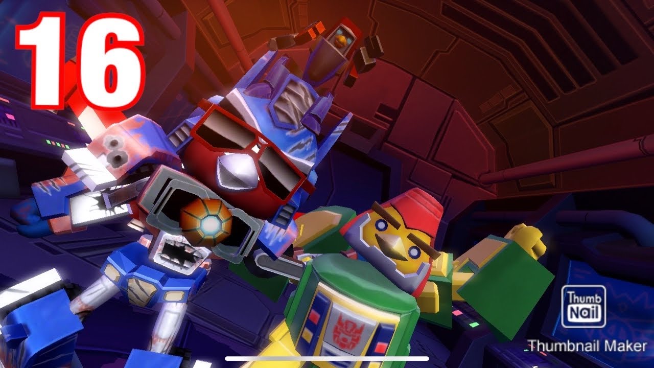 Angry birds transformers 16- General Optimus Prime and cosmos - YouTube