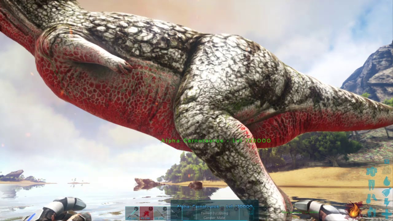 Spawning all the alphas in ark - YouTube